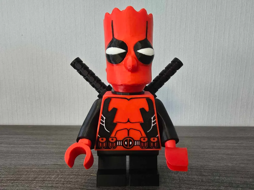 Bartpool - Simpsons Deadpool Mash-Up * 500% ~19 cm by HeiHei MakerWorld ...