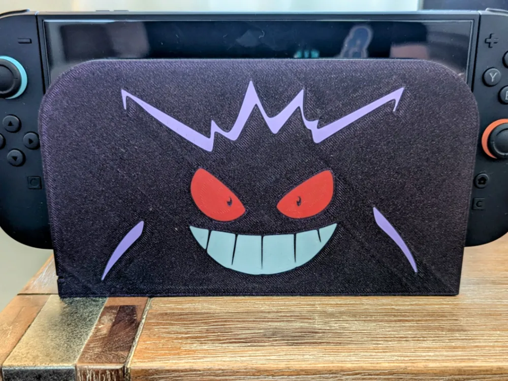 Placa frontal para base de Nintendo Switch 2 con diseño de Gengar por ...