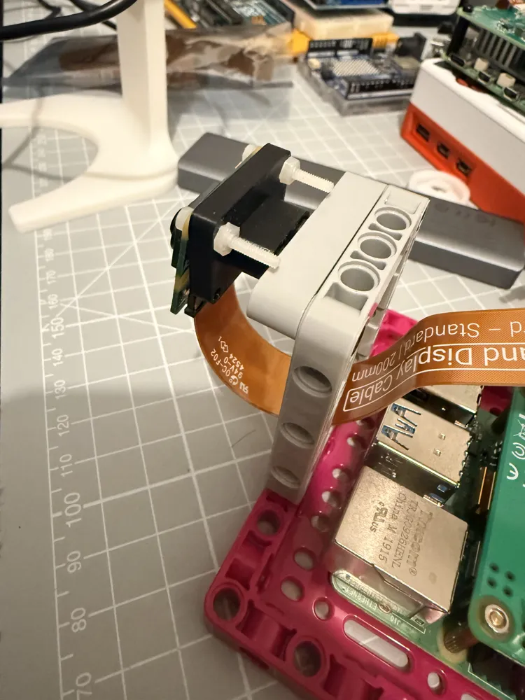 RPi AI camera Technic support - Free 3D Print Model - MakerWorld