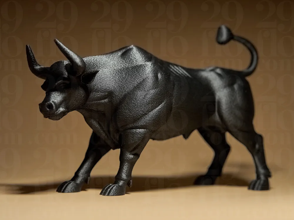 Mighty Bull Figurine by 29FLO MakerWorld: Download Free 3D Models