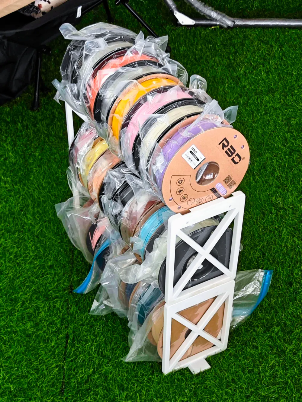 Stackable Storage Rack for Shoes and Spools by Nature Hut - MakerWorld
