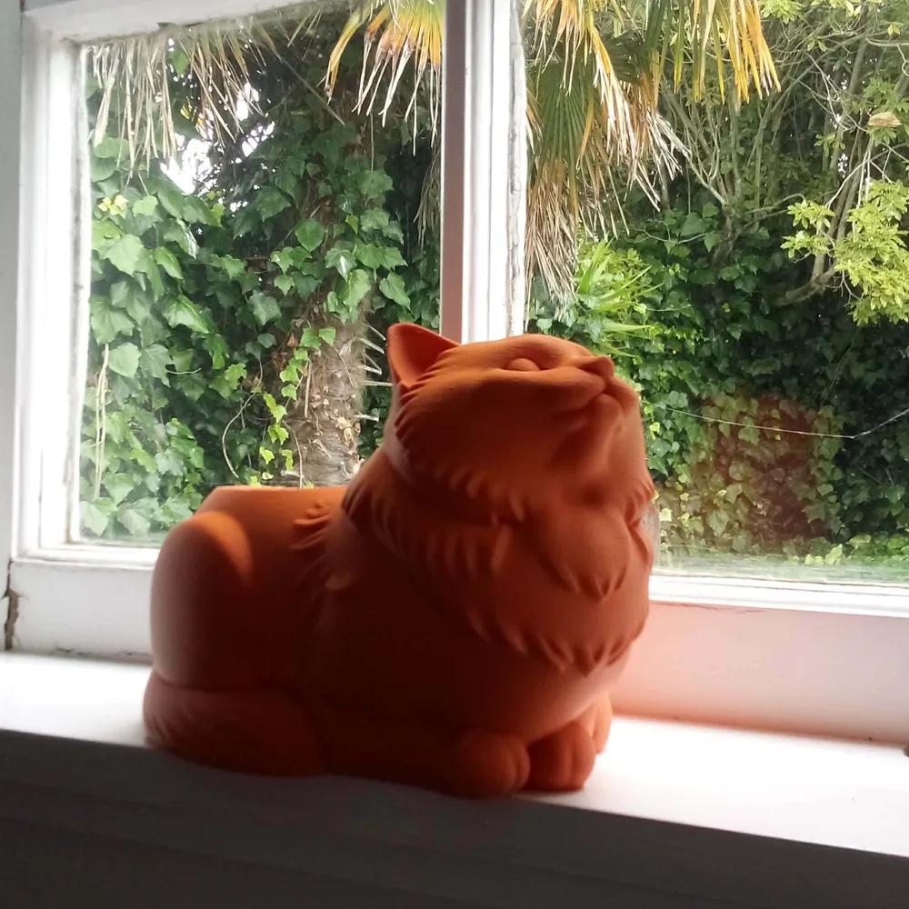Chunky Cat Planter - Free 3D Print Model - MakerWorld