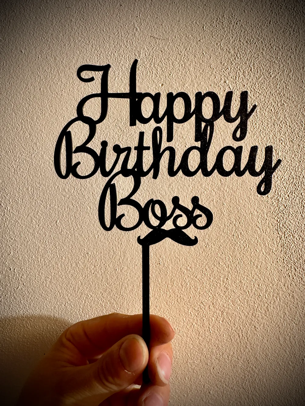 Happy birthday boss cake topper by martinkobela - MakerWorld