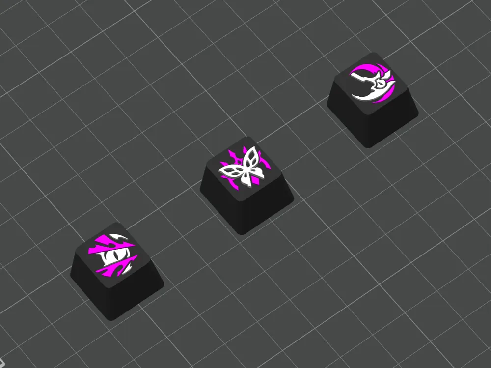 HSR keys--Castorice - Free 3D Print Model - MakerWorld