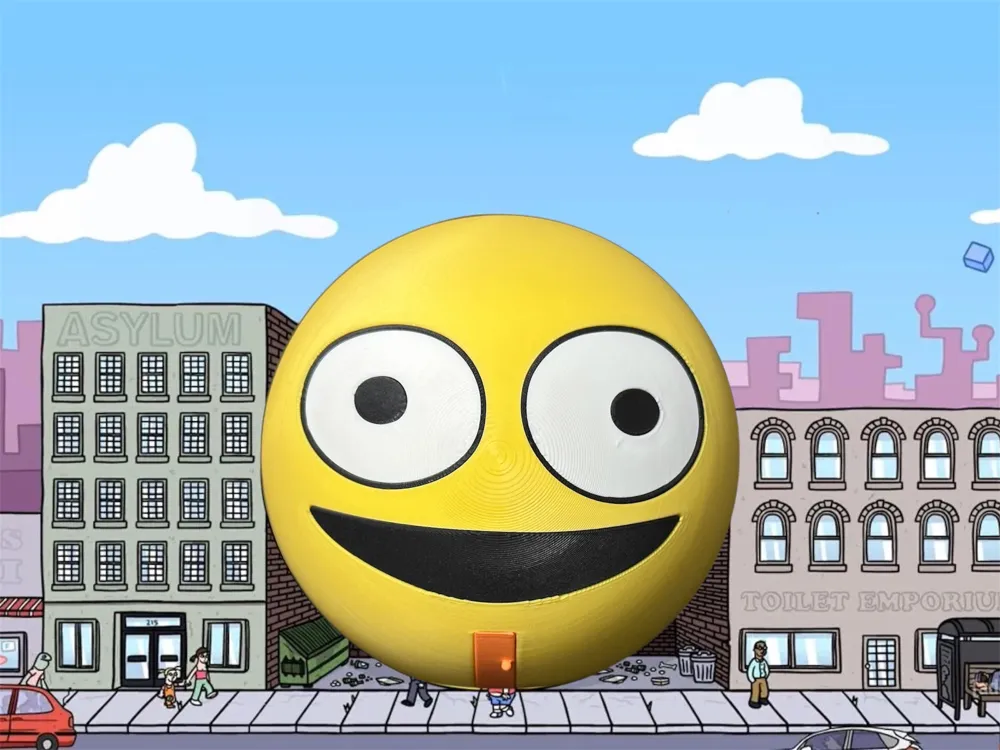 Smiling Friends Inc. Building - Free 3D Print Model - MakerWorld