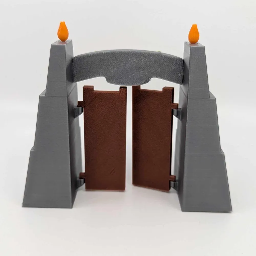 Jurassic Park Entrance Gate for Reptile Terrarium - Free 3D Print Model ...