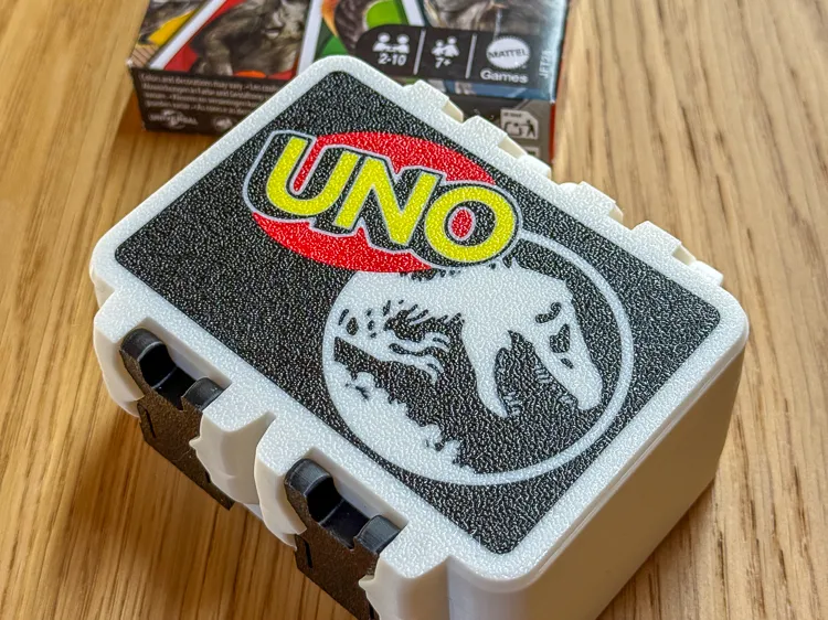 SnapLock Box for UNO Jurassic World Card Game Remixed by Angelika ...
