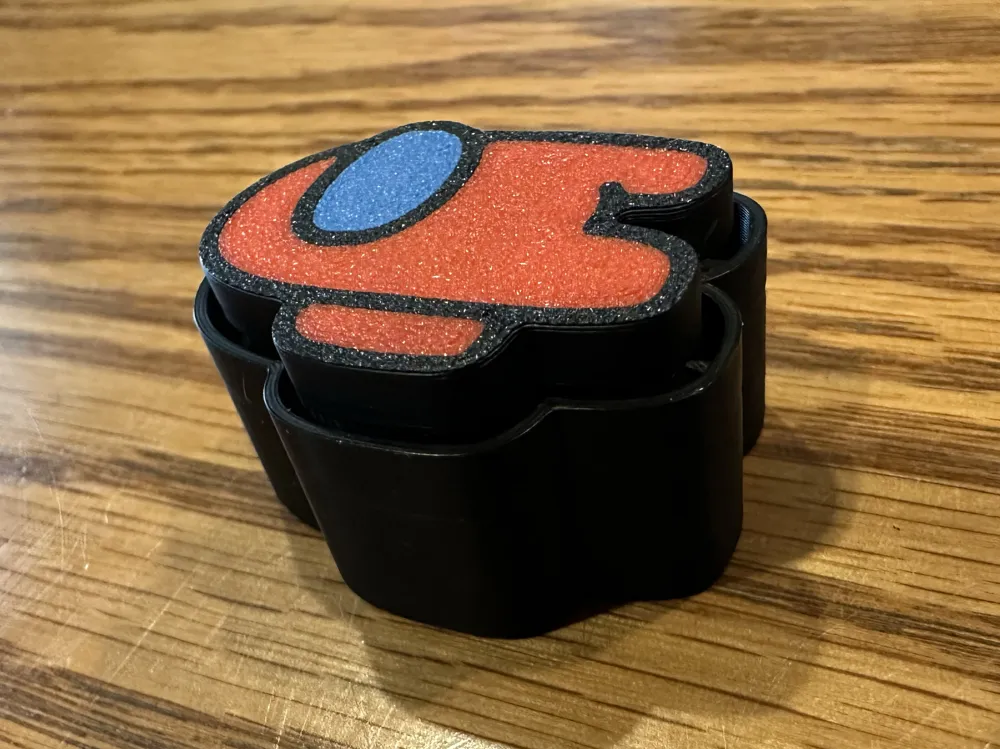Among Us Crew Fidget Clicker - Free 3D Print Model - MakerWorld