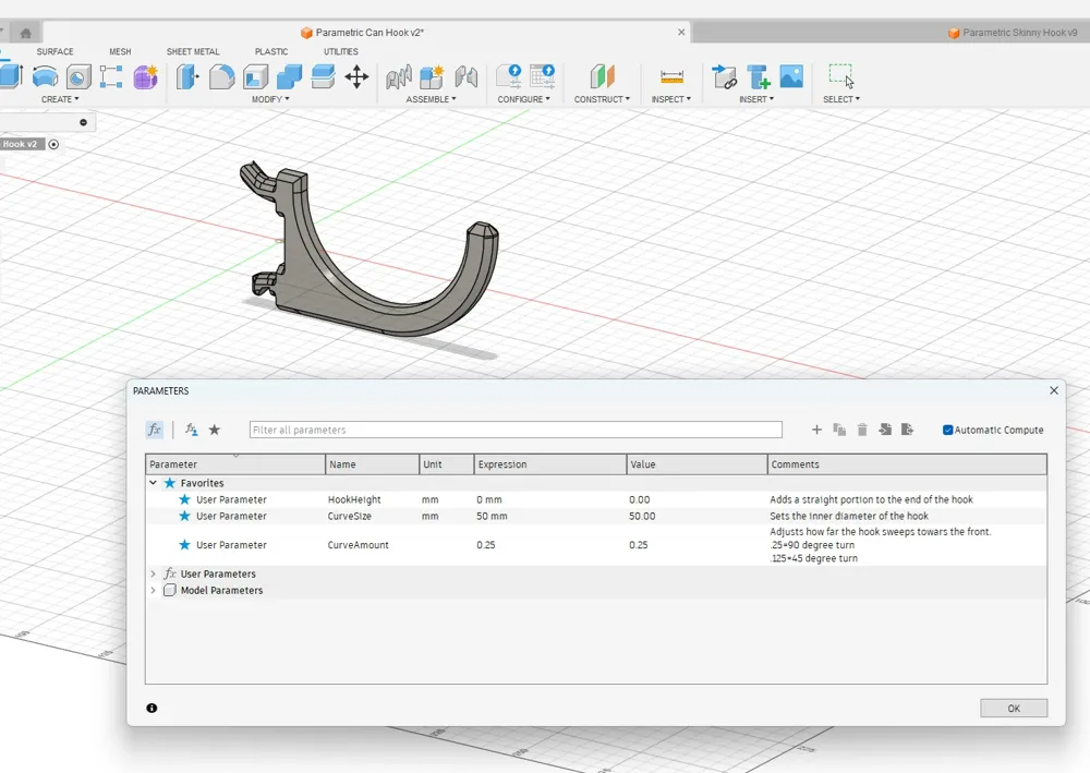 A Plethora of Parametric Multiboard Hooks - Free 3D Print Model ...