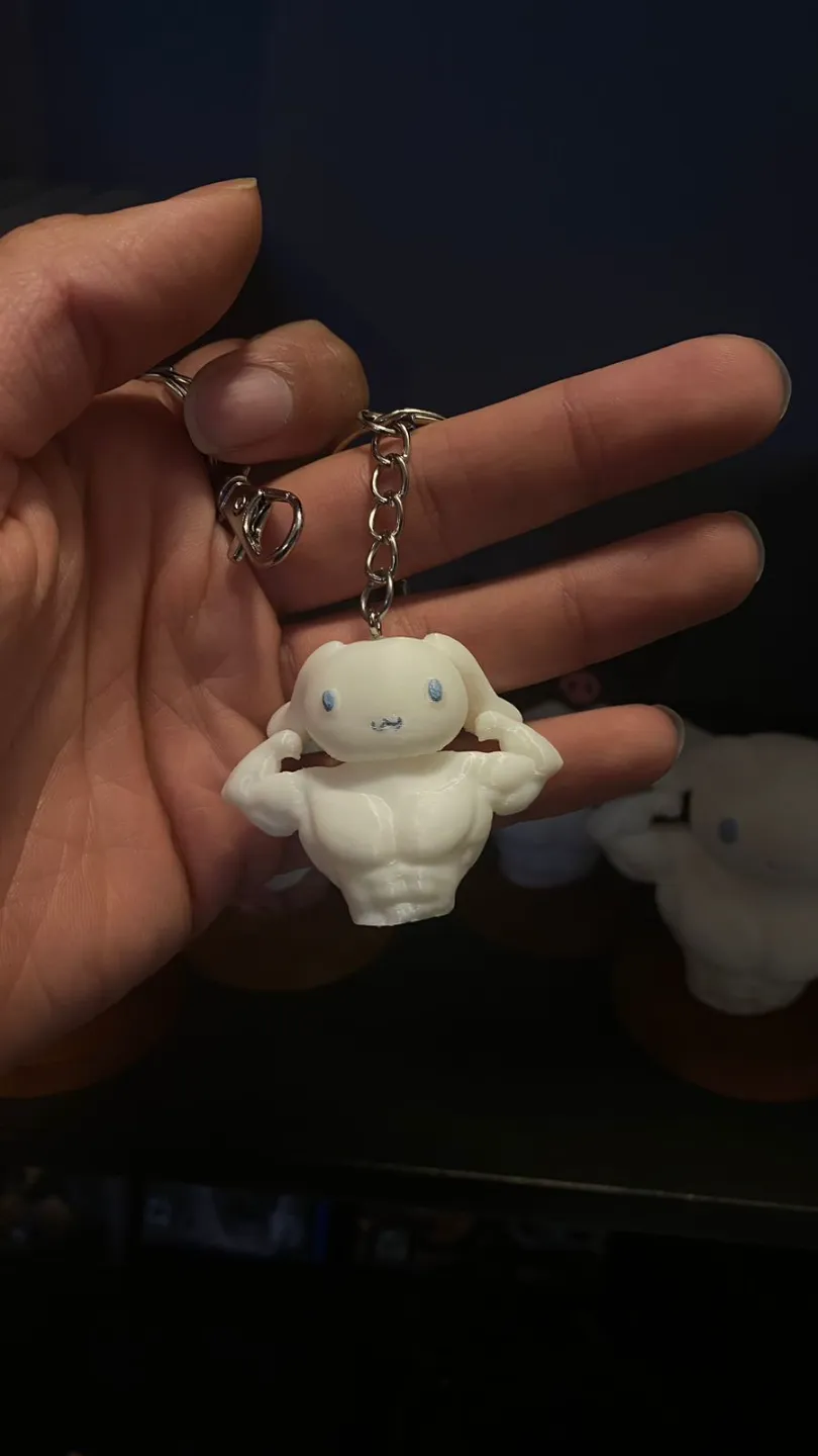 buff cinnamoroll keychain by Xmaker - MakerWorld