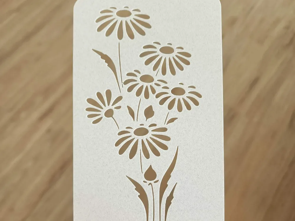 Flower stencil - Free 3D Print Model - MakerWorld