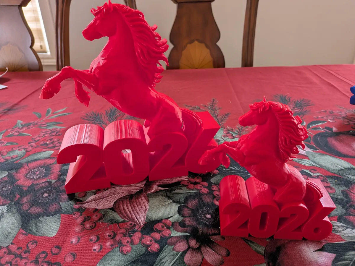 2026 Anno del Cavallo - Modello di stampa 3D gratuito - MakerWorld