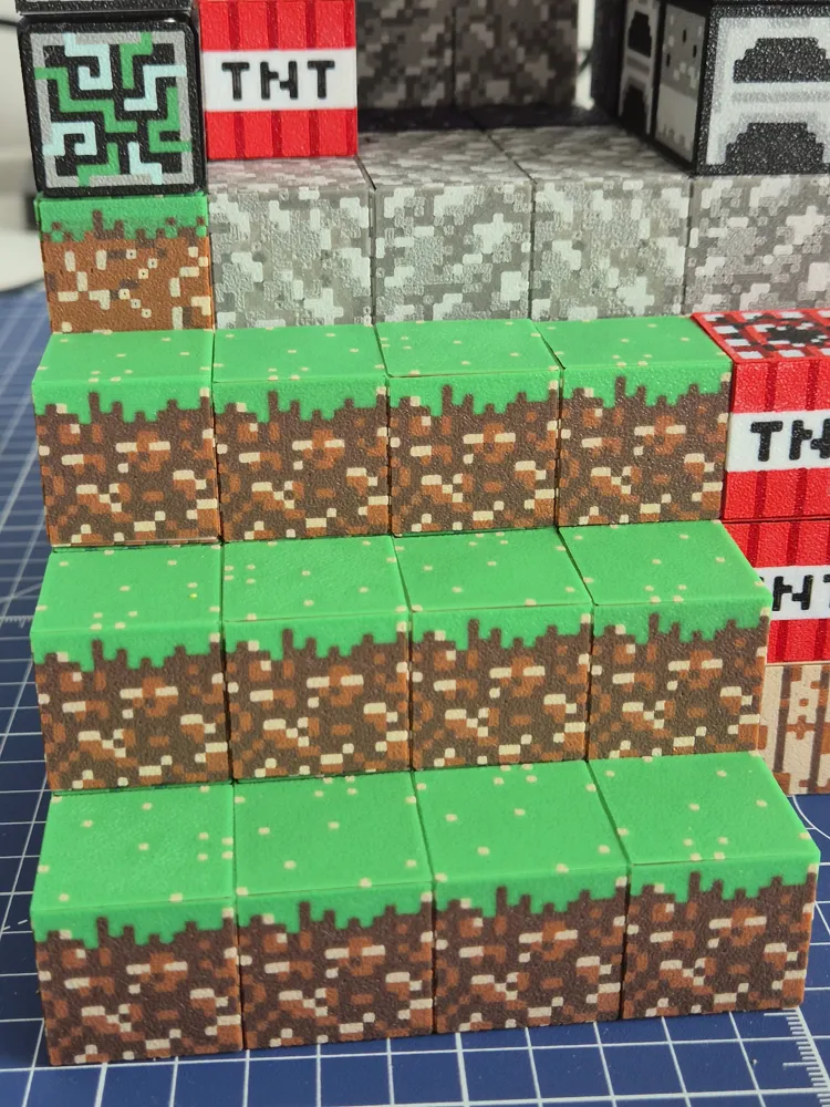 PrintCraft: Minecraft Magnetic Blocks - Free 3D Print Model - MakerWorld