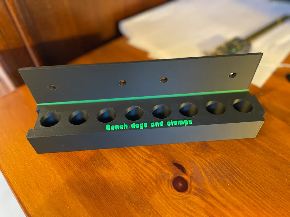Bench dog/clamp holder - SS system by Stuart - MakerWorld