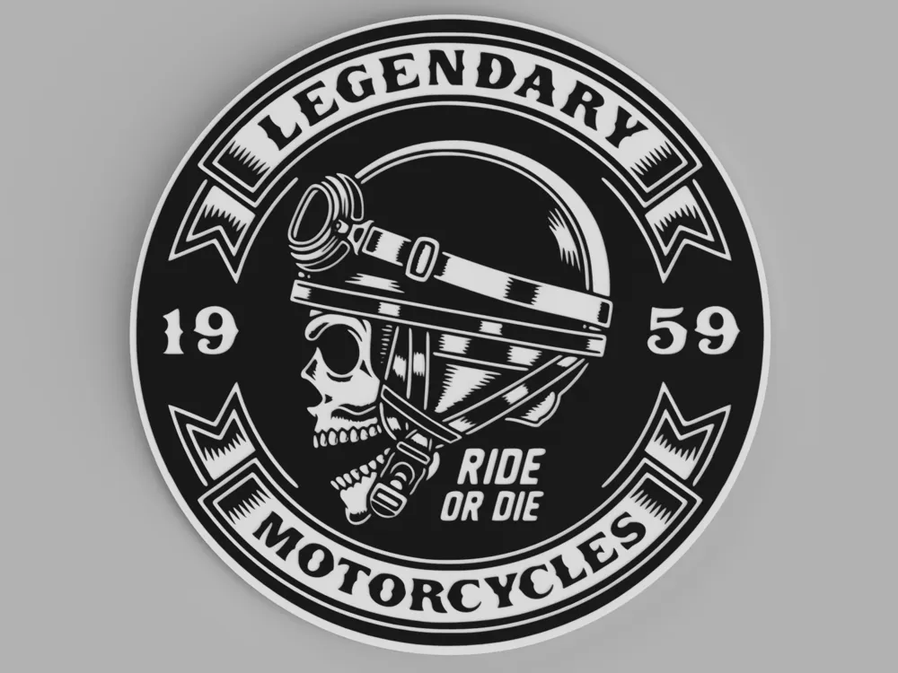 Legendary Motorcycles coaster by jakubhroch - MakerWorld