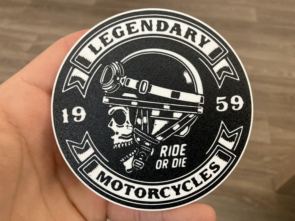 Legendary Motorcycles coaster by jakubhroch - MakerWorld