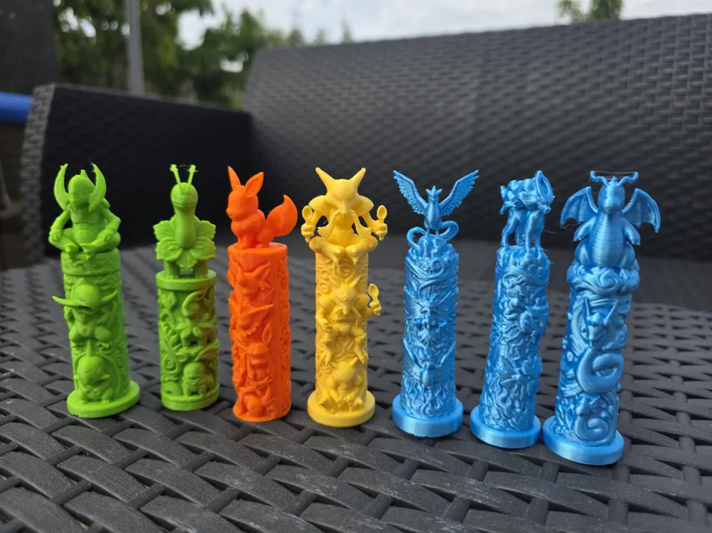pokemon totem poles - Free 3D Print Model - MakerWorld
