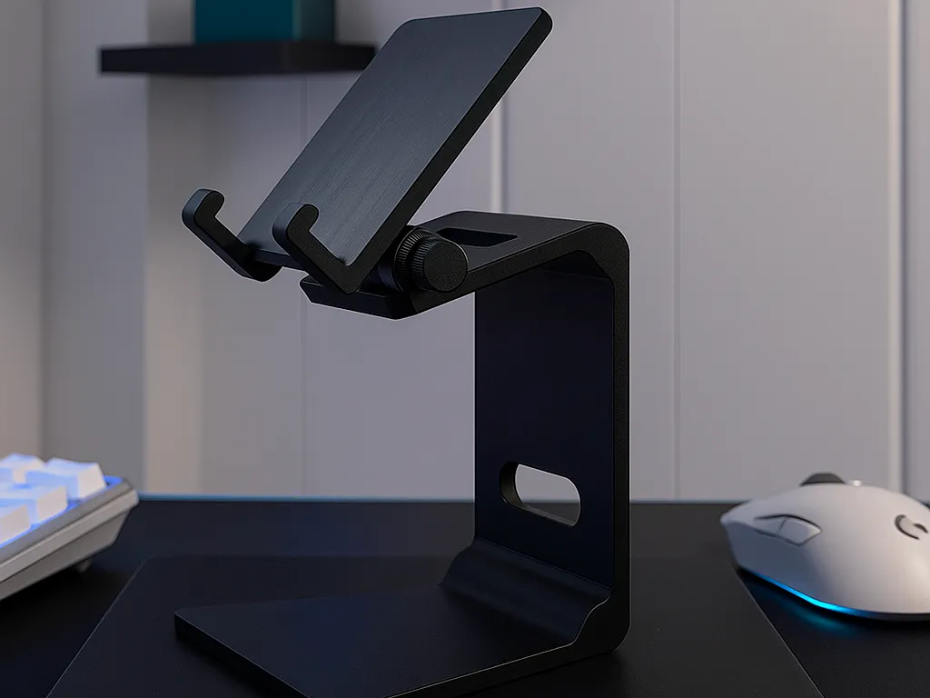 Adjustable Phone Stand by TheThiccThor MakerWorld: Download Free 3D Models