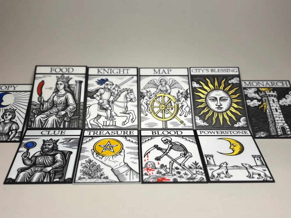 Token Arcana: Tarot Inspired Custom Token Set - Free 3D Print Model ...