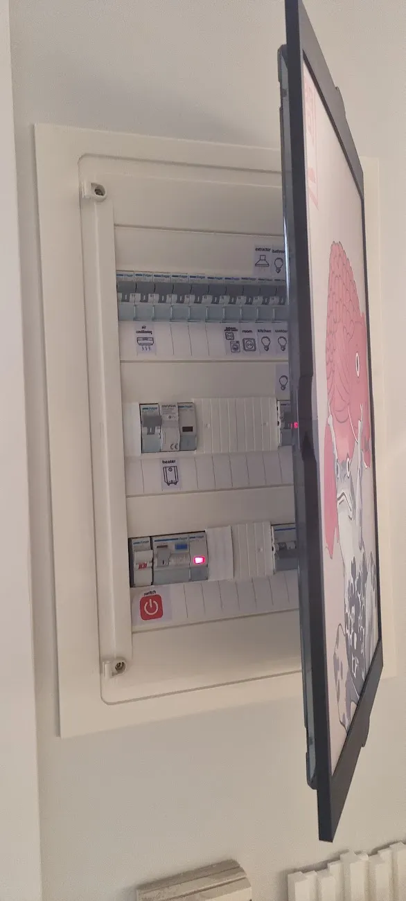 Displate frame for covering electrical switchboard - Free 3D Print ...