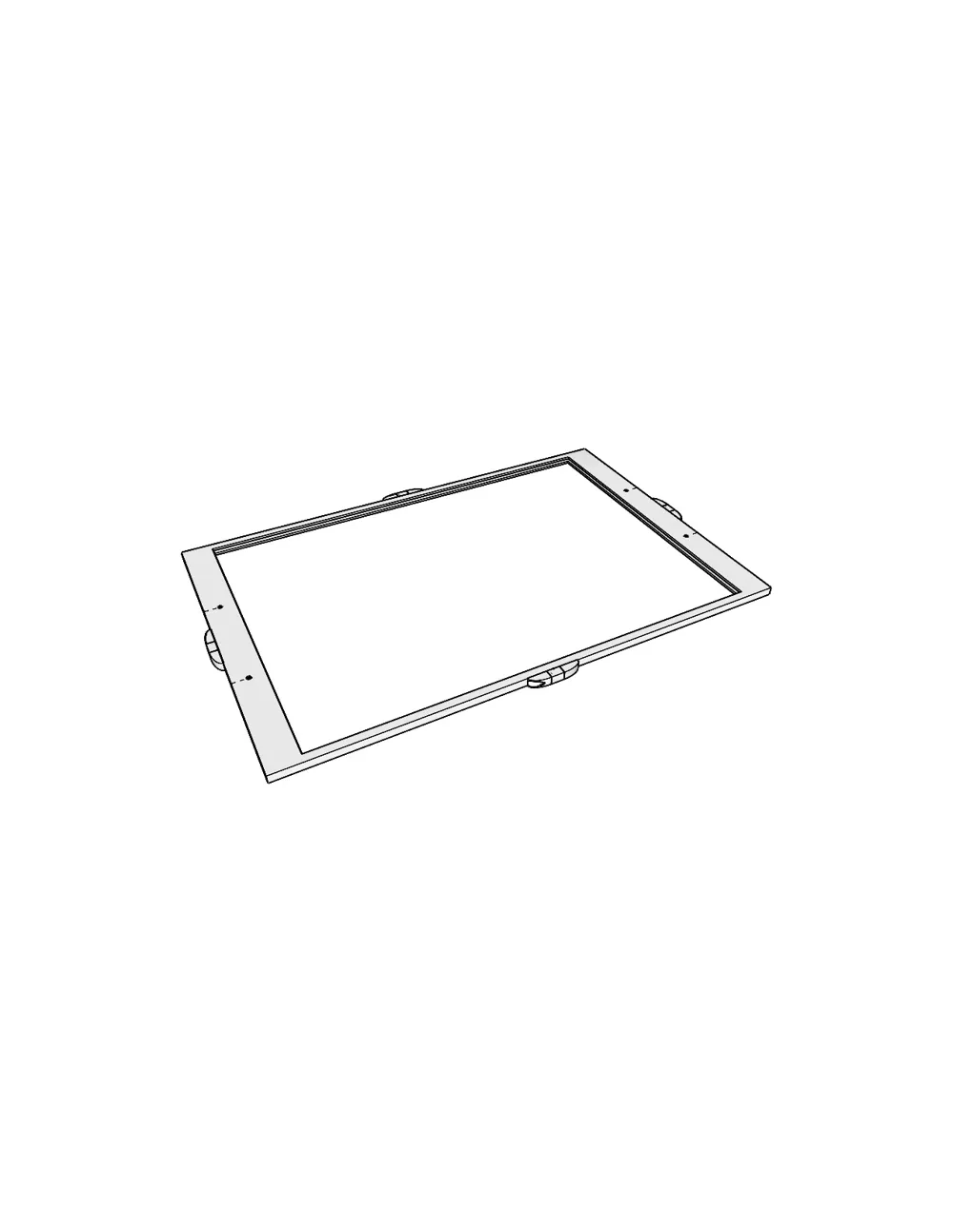 Displate frame for covering electrical switchboard - Free 3D Print ...