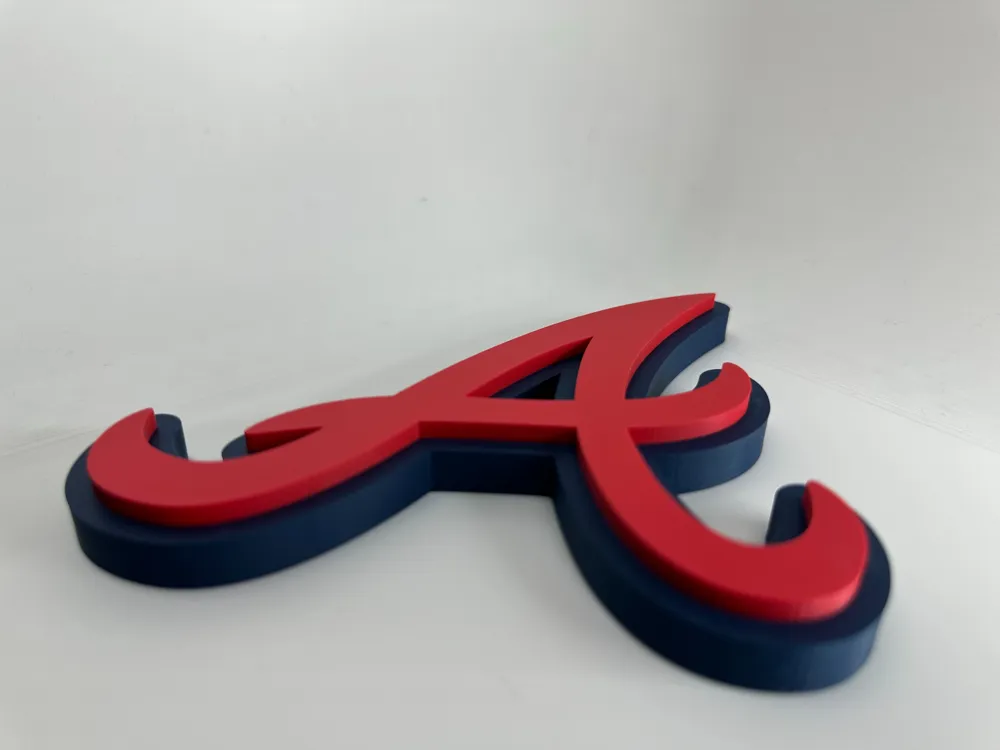 Atlanta Braves Cap Logo 2018 - Free 3D Print Model - MakerWorld