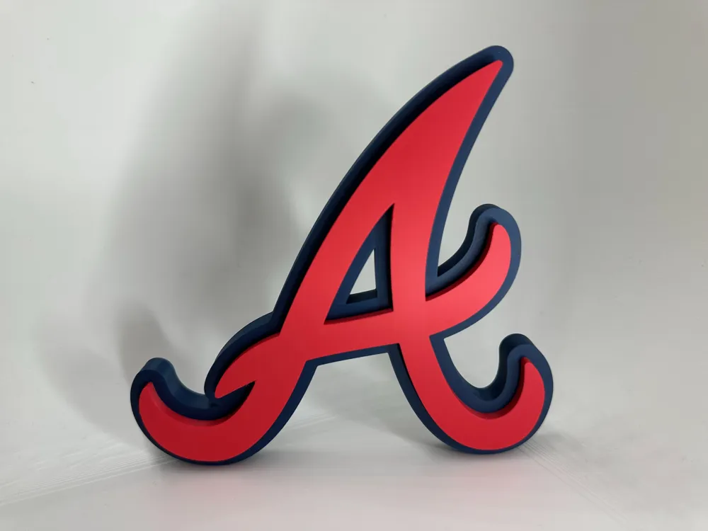 Atlanta Braves Cap Logo 2018 - Free 3D Print Model - MakerWorld