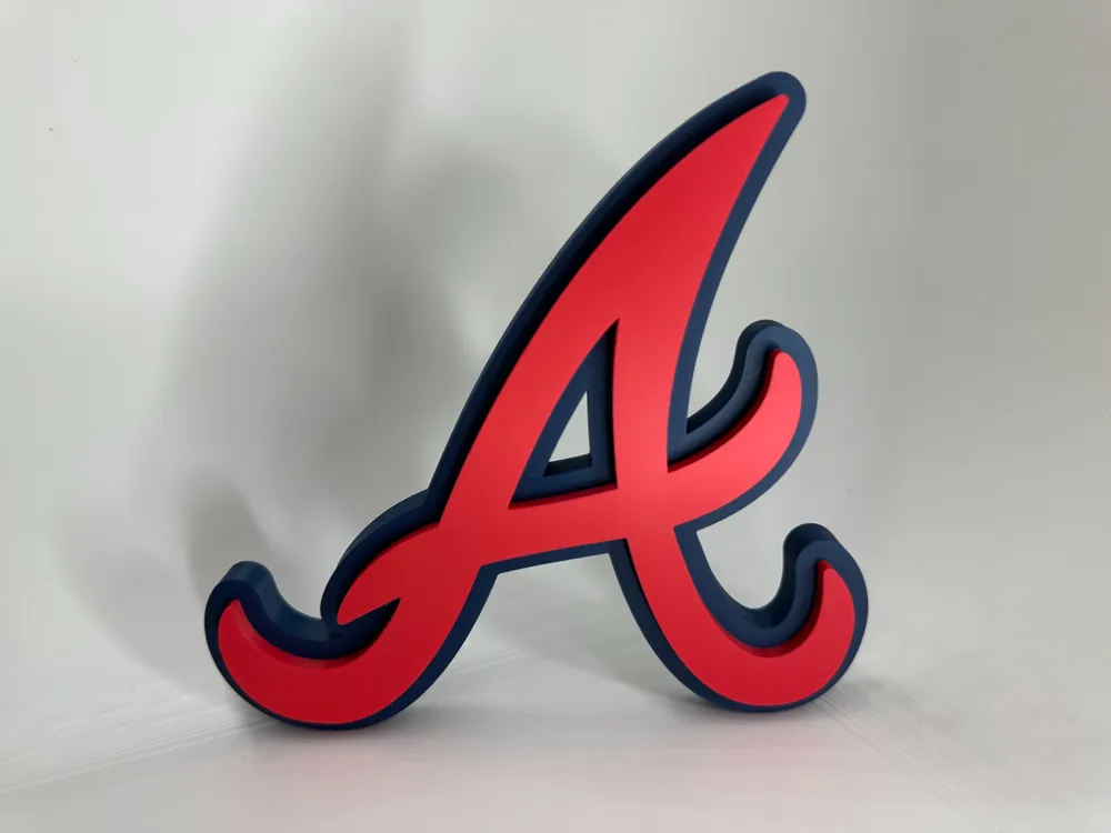 Atlanta Braves Cap Logo 2018 by ABeezy13 MakerWorld: Download Free 3D ...