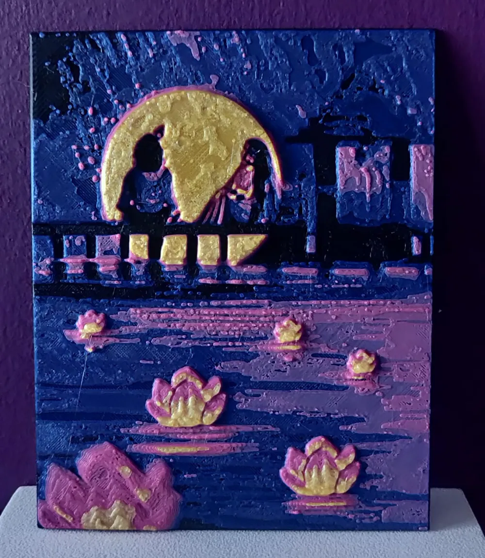 Radha Krishna Nightscape by B4B3D - MakerWorld