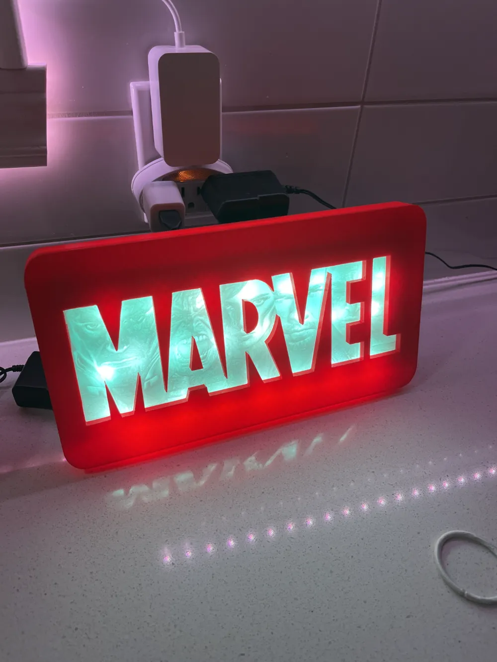 Marvel Lithopane LED-LightBox by Tommy Gun - MakerWorld
