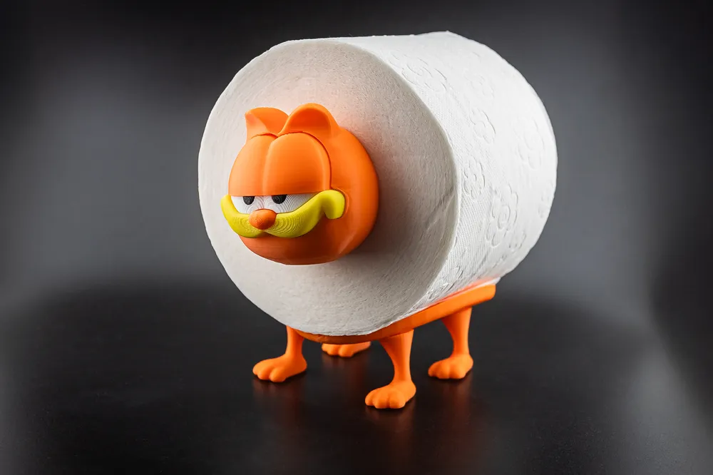 Garfield Bathroom Buddy – Spare Toilet Paper Stand - Free 3D Print ...