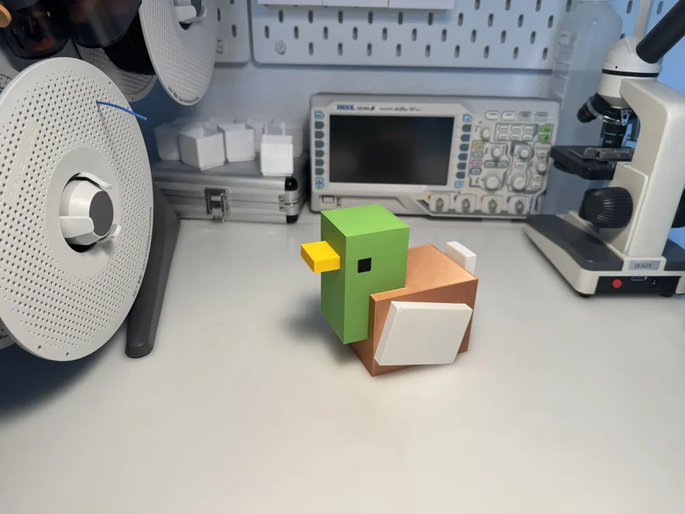 Modèle de canard Minecraft à emboîtement par Lukas_Ulmer MakerWorld ...