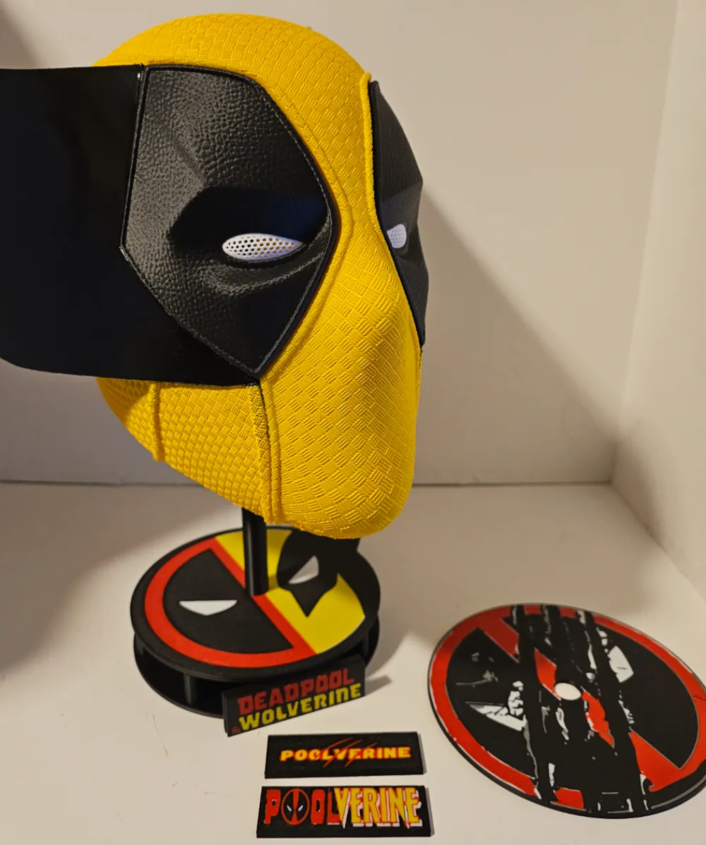 Poolverine Helmet Stand w/changeable face plates by bbush362 MakerWorld ...