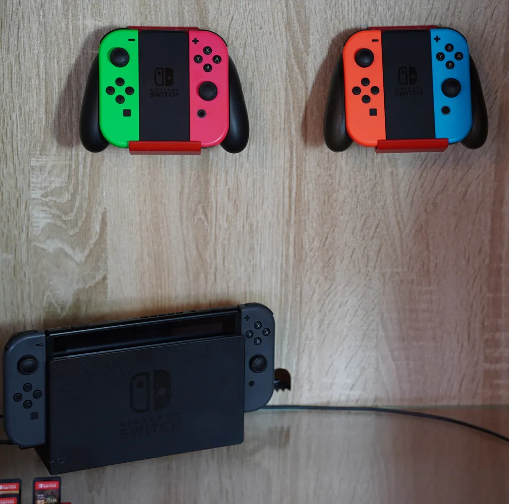 Nintendo Switch JOYCon-Grip Holder by techam - MakerWorld