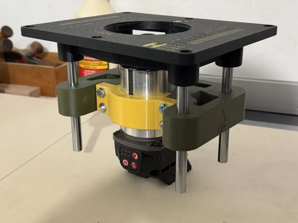The Lifter! – Heavy Duty 3D Printed Router Lift - Free 3D Print Model ...