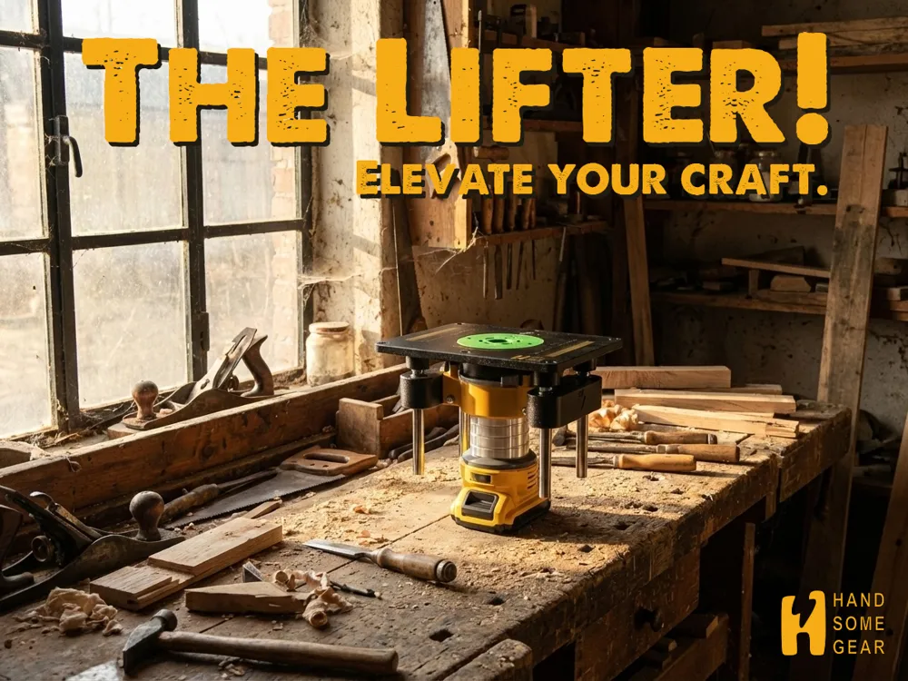 The Lifter! – Heavy Duty 3D Printed Router Lift - Free 3D Print Model ...