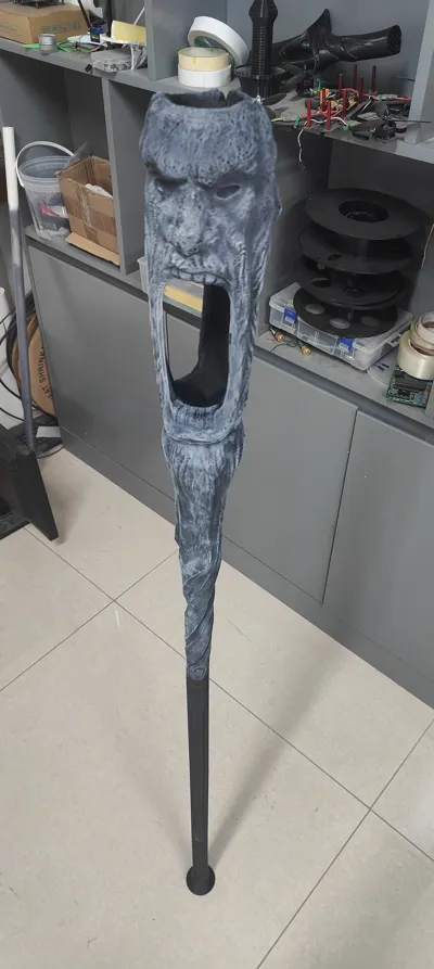 Wabbajack Staff of the Madgod Sheogorath by Zarathu MakerWorld ...