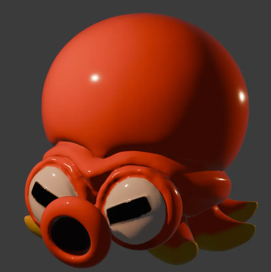 Link's Awakening Octorock Fan Art by Dmack_3D - MakerWorld