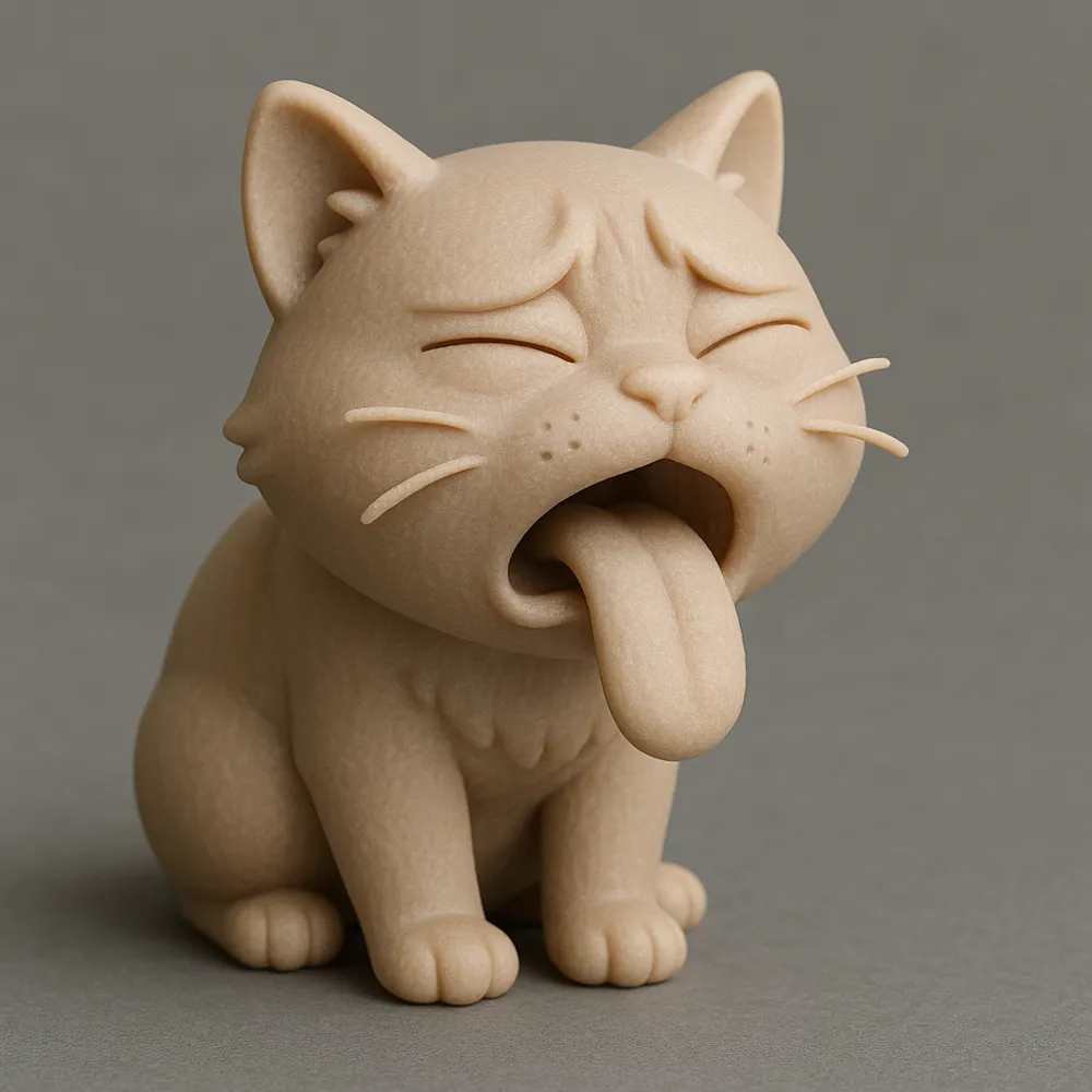 Yakking Cat by Salvadori MakerWorld: Download Free 3D Models