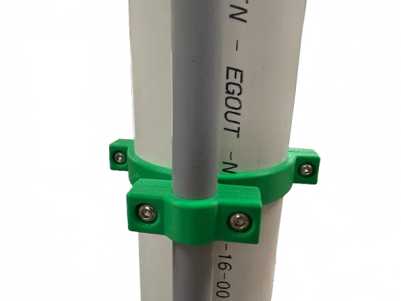 Adjustable PVC & Conduit Pipe Parametric Clamp by bkennedy MakerWorld ...