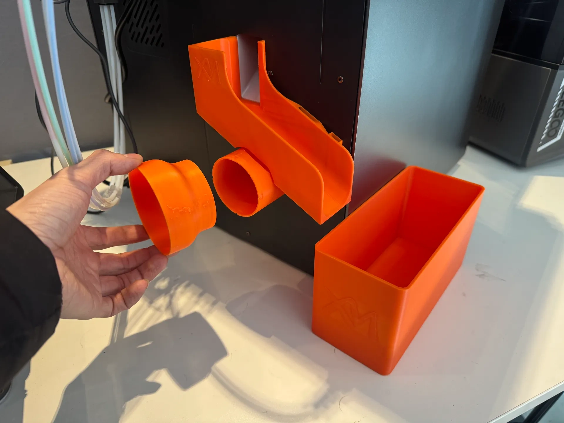 Vertical Cube Anycubic Kobra S1C Waste Bin and Chute Compatible ...