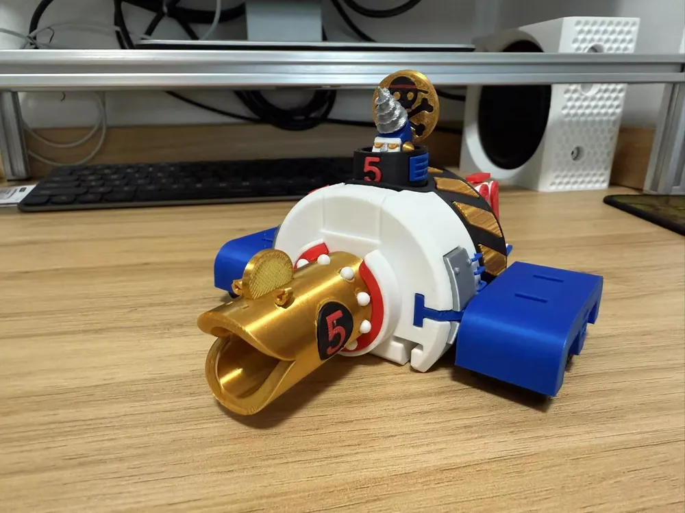 [No AMS needed] No. 5 BER Wyvern Tank - One Piece - Thousand Sunny ...