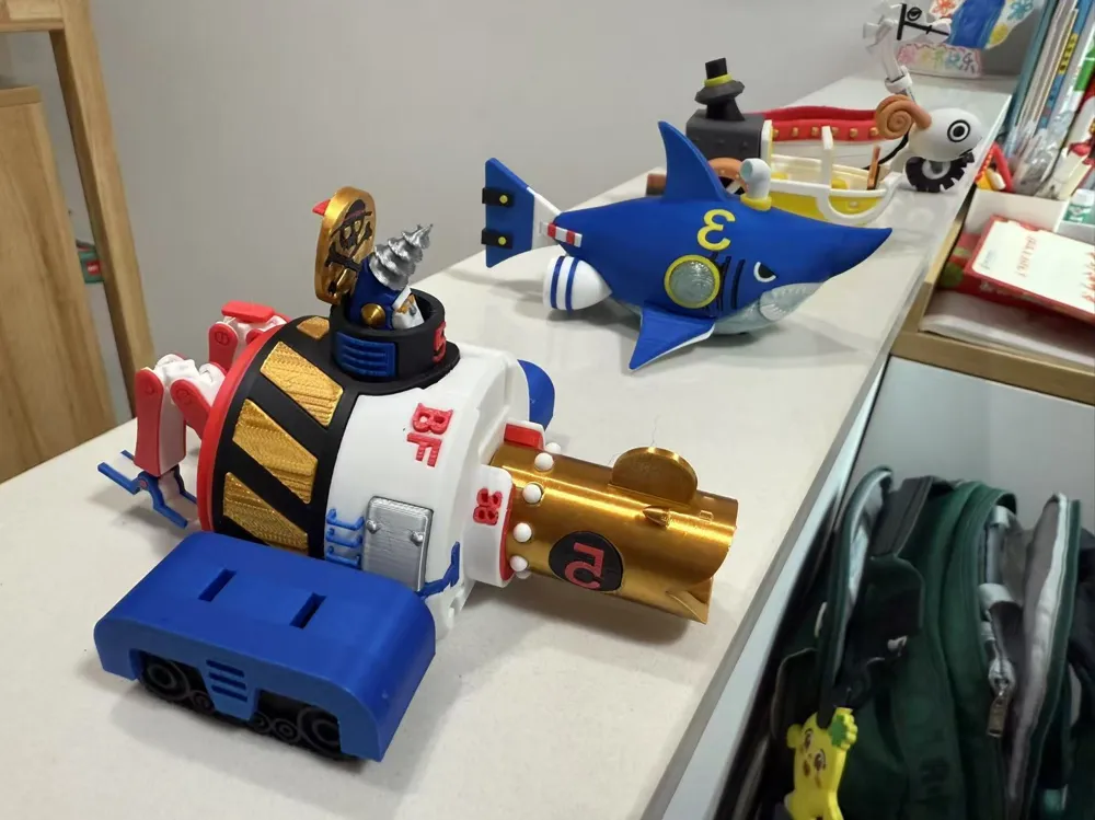 [No AMS needed] No. 5 BER Wyvern Tank - One Piece - Thousand Sunny ...