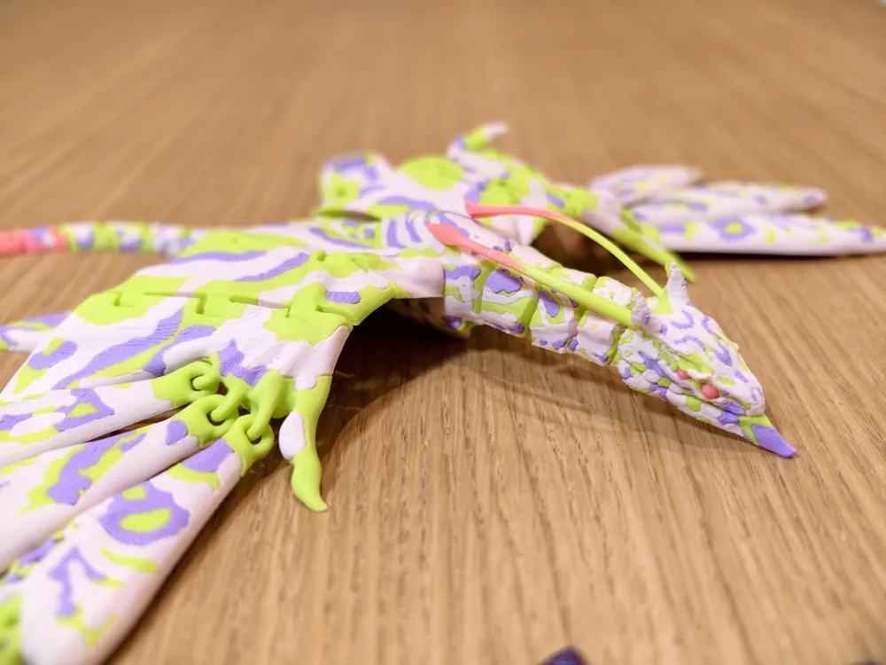 Avatar ikran 4 Color flexi -A1 mini Compatible - Free 3D Print Model ...