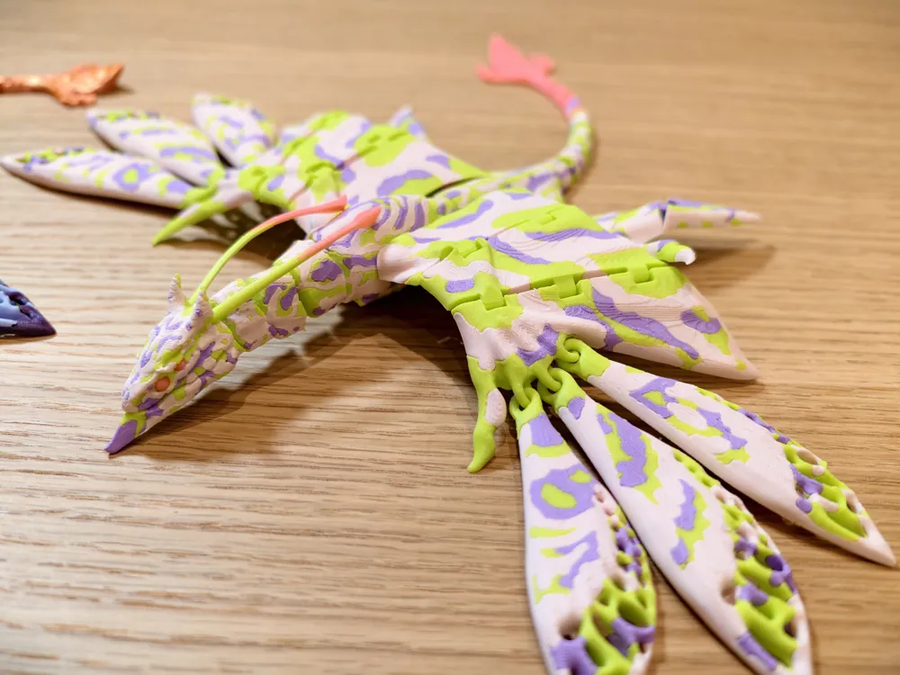 Avatar ikran 4 Color flexi -A1 mini Compatible - Free 3D Print Model ...