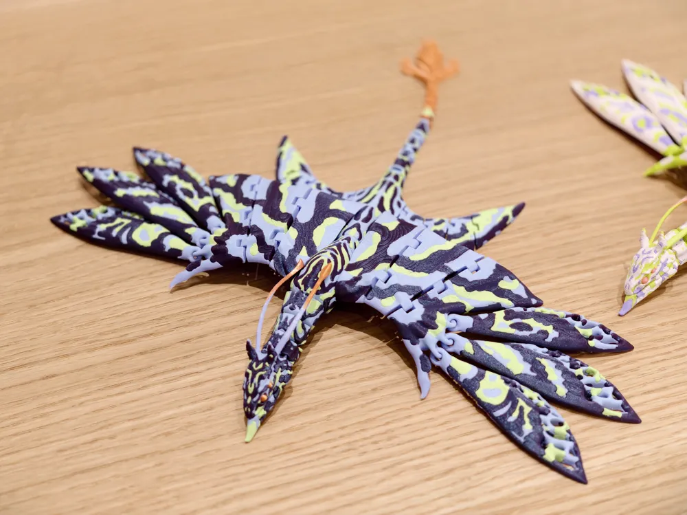 Avatar ikran 4 Color flexi -A1 mini Compatible - Free 3D Print Model ...