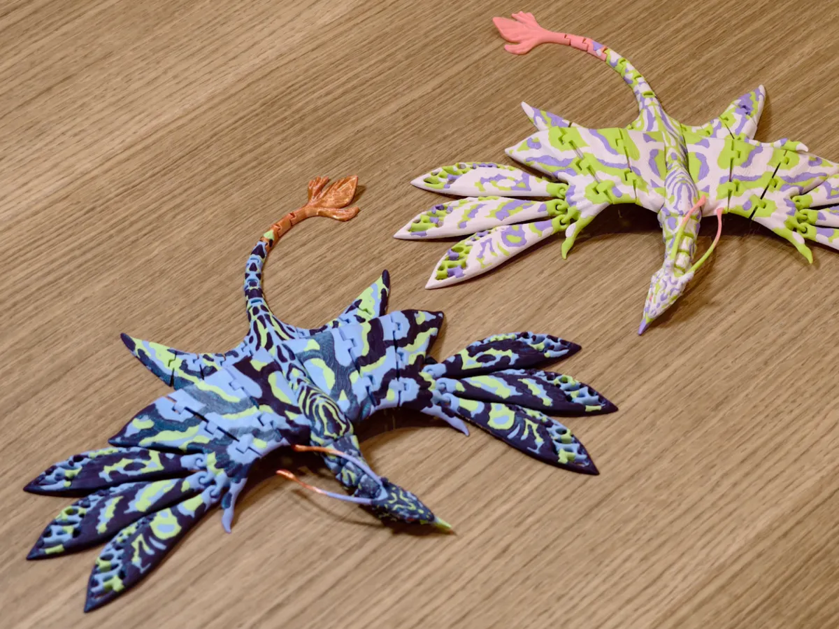 Avatar ikran 4 Color flexi -A1 mini Compatible - Free 3D Print Model ...