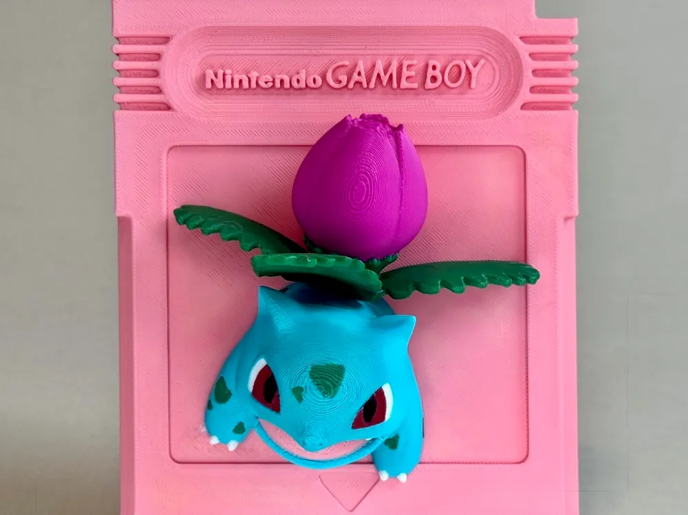 Ivysaur Pokemon Game Boy Cartridge - Free 3D Print Model - MakerWorld