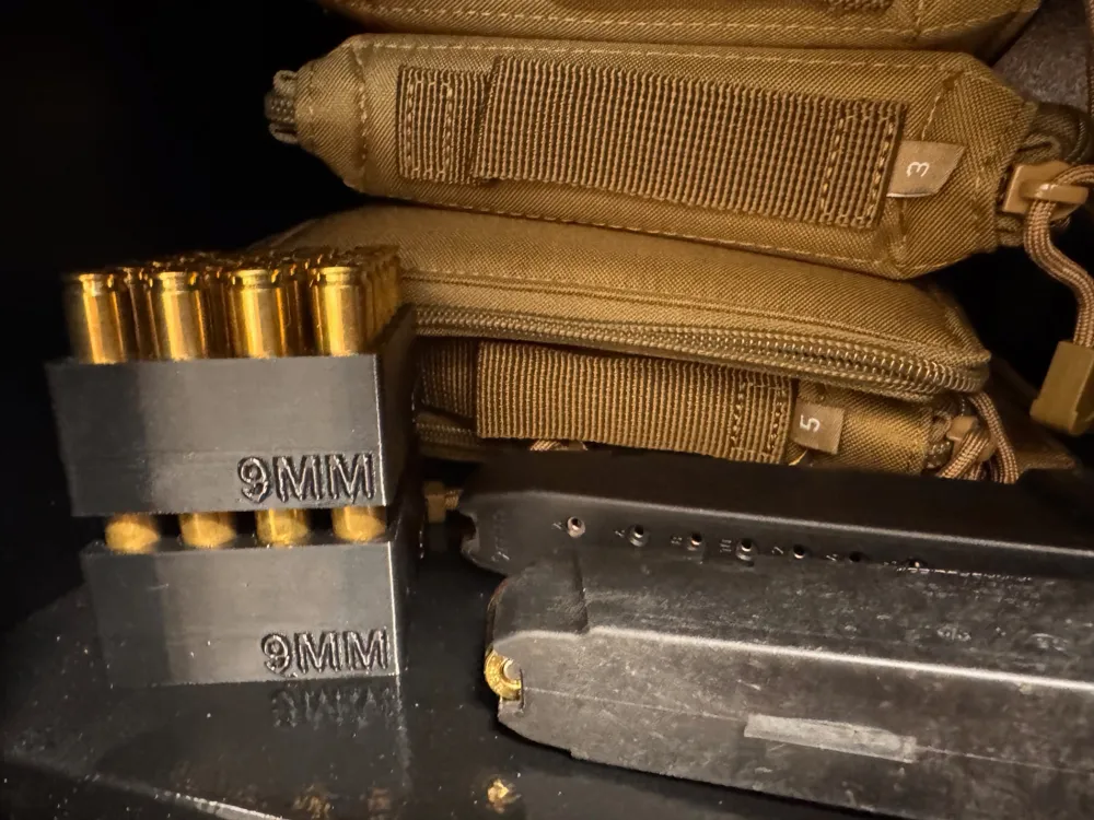 Stackable 9mm Ammo Holders 20 Rounds by m_danahyMakerWorld: Download ...