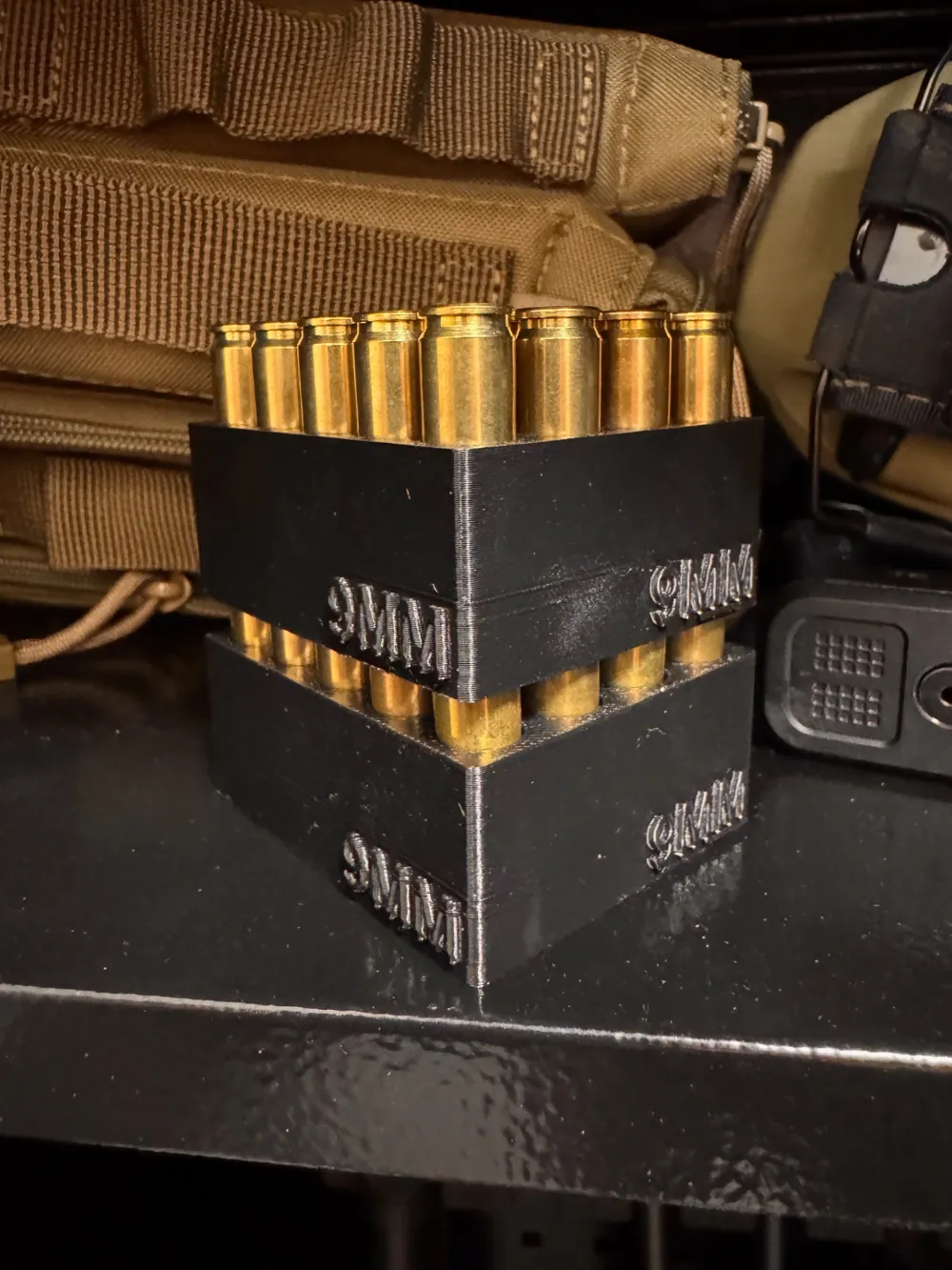 Stackable 9mm Ammo Holders 20 Rounds by m_danahyMakerWorld: Download ...